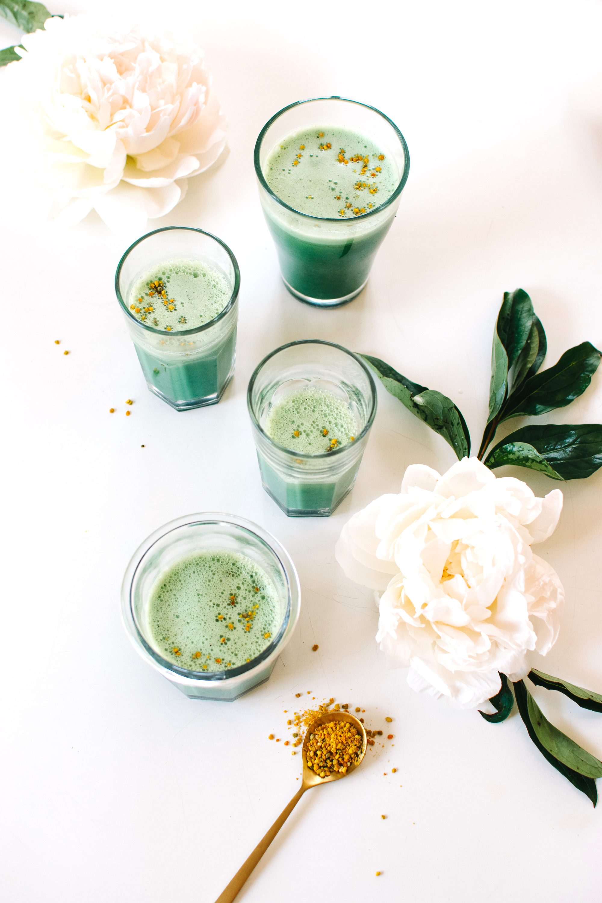 MATCHA-SPIRULINA GREEN MILK! | Kale & Caramel